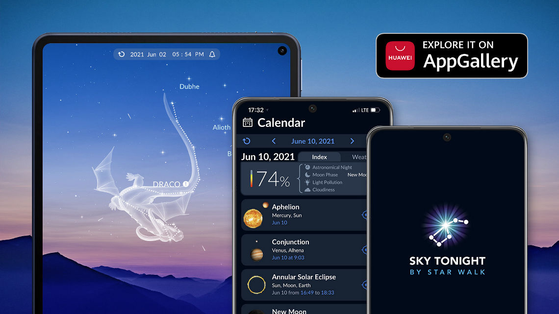 Sky Tonight by Star Walk Released on AppGallery | Vito Technology