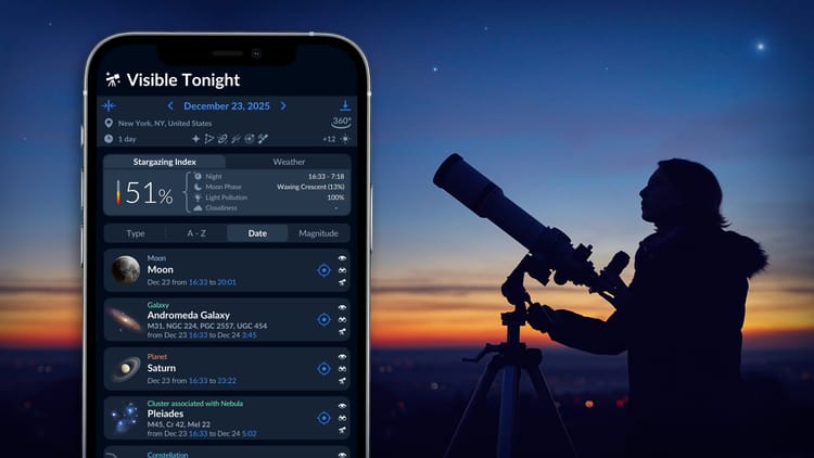 Night Sky Tonight From My Location — Best Stargazing App | Sky Tonight ...
