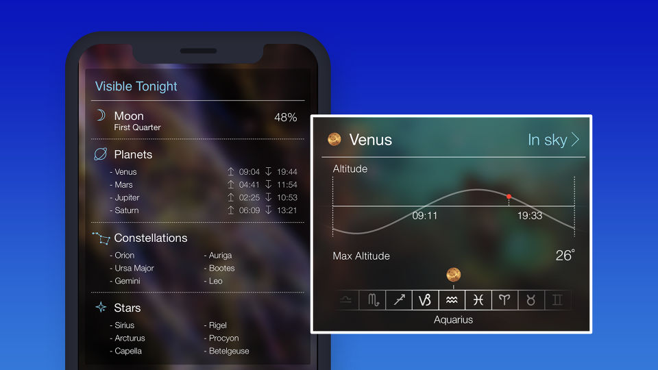 Sky Live App | Skylive | Live Planet Position App | Live Sky App | Vito ...