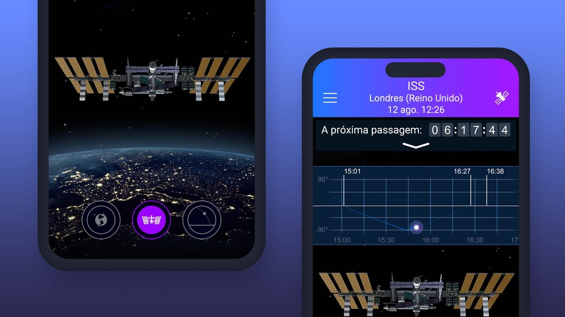 ISS, App para Rastrear Starlink — Rastreador de Satélites | Satélites ...